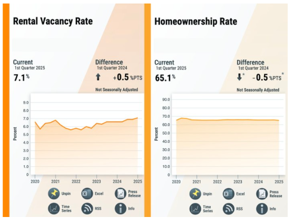 National Vacancy Rates Q1 2025 Housing Trends